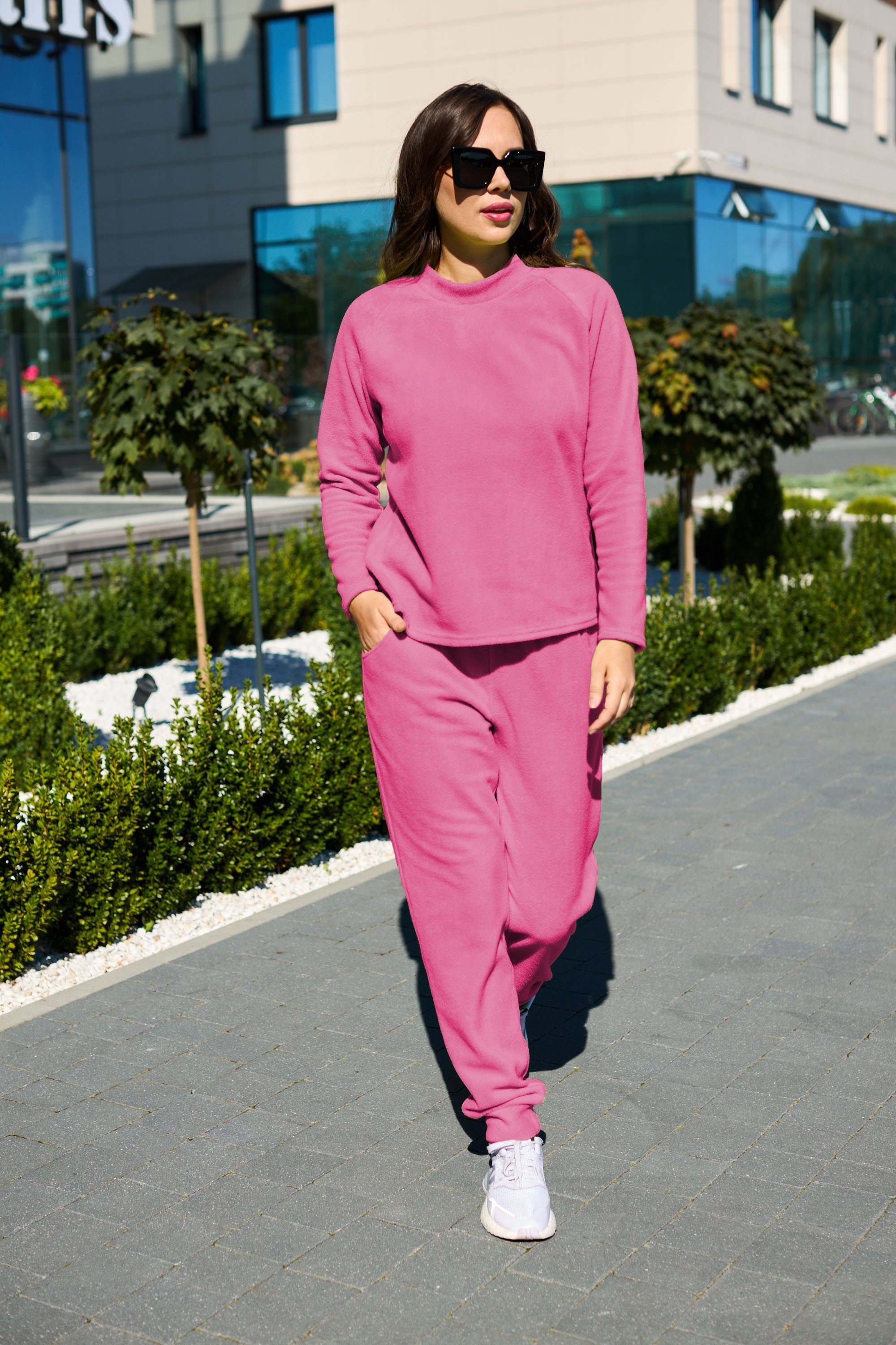 Костюм брючный 942 розовый Anastasia купить в интернет магазине Велесмода